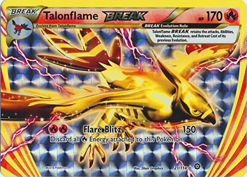 Pokemon - Talonflame Break (21/114) - XY Steam Siege - Holo : Amazon.ca ...
