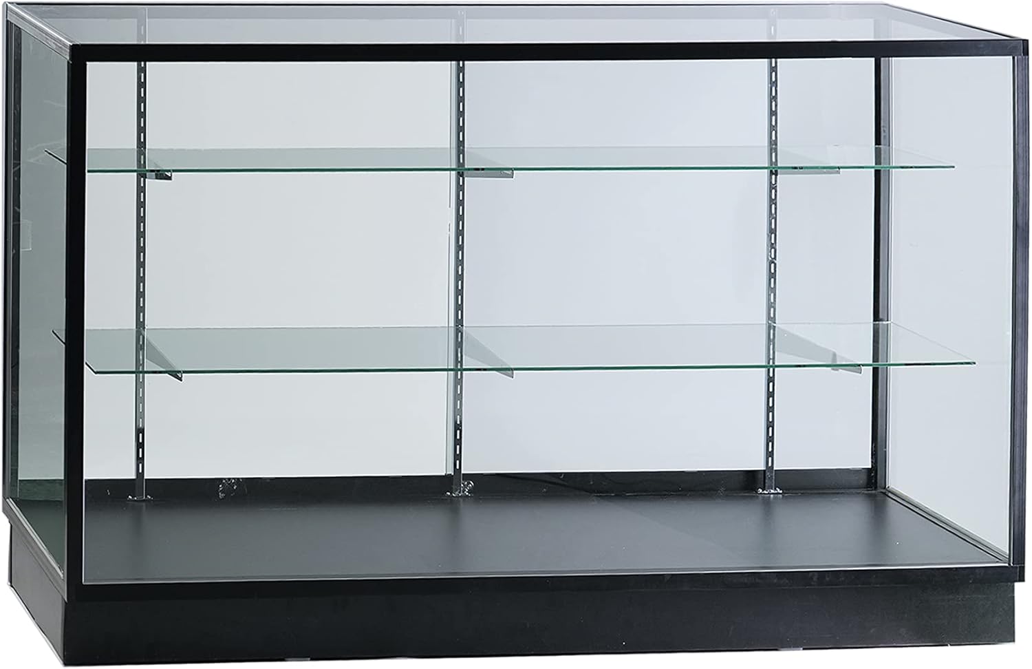 Amazon.com: Extra Vision Display 48Inch Glass Showcase Aluminum Frame ...