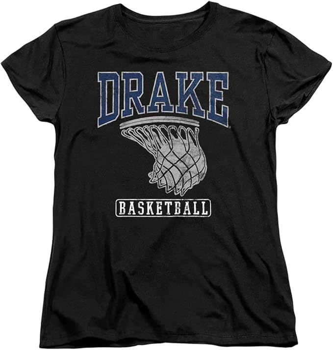 Amazon.com: Drake University Official Football Helmet Women's T Shirt ...