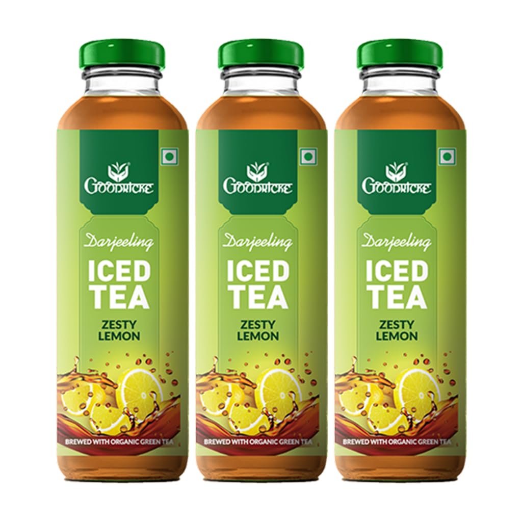 Goodricke Darjeeling Iced Tea – Zesty Lemon (Brewed with Organic Green ...