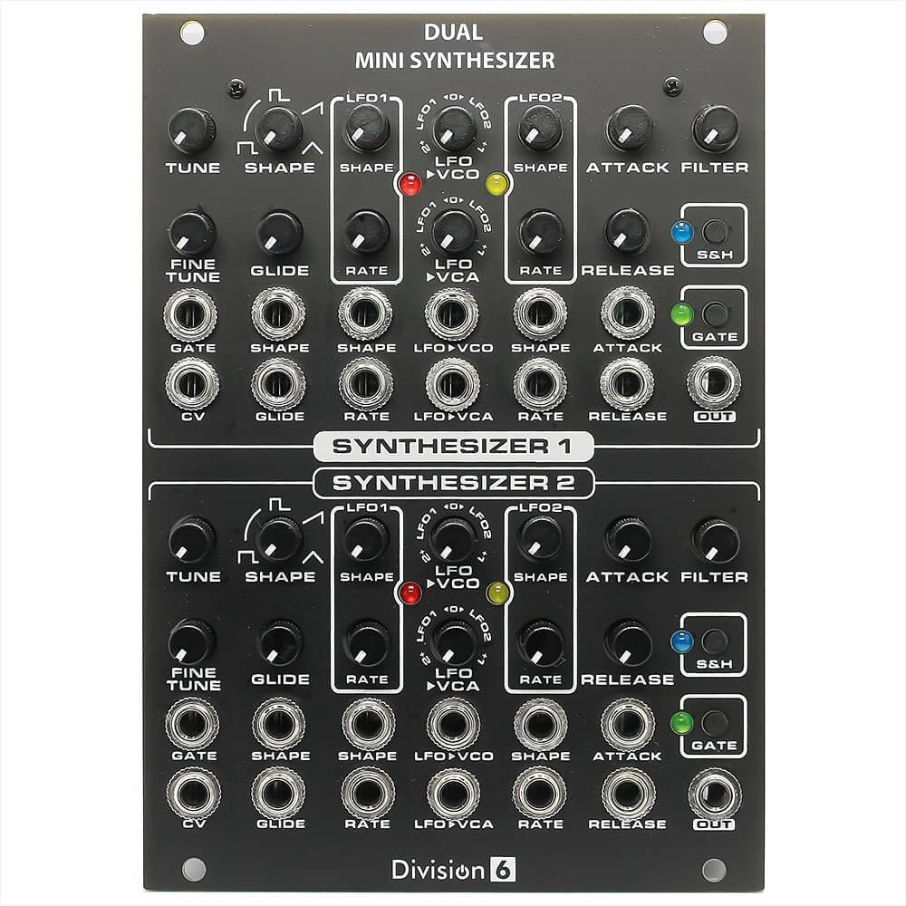 Amazon.com: Division 6 Dual Mini Synthesizer Eurorack Module : Musical ...