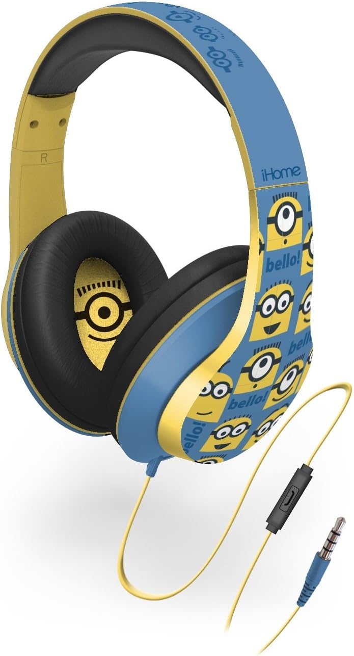 Amazon.com: Minions from Despicable Me Over The Ear Headphones with ...