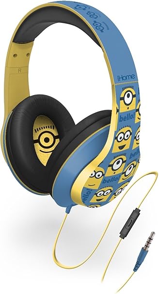 Amazon.com: Minions from Despicable Me Over The Ear Headphones with ...