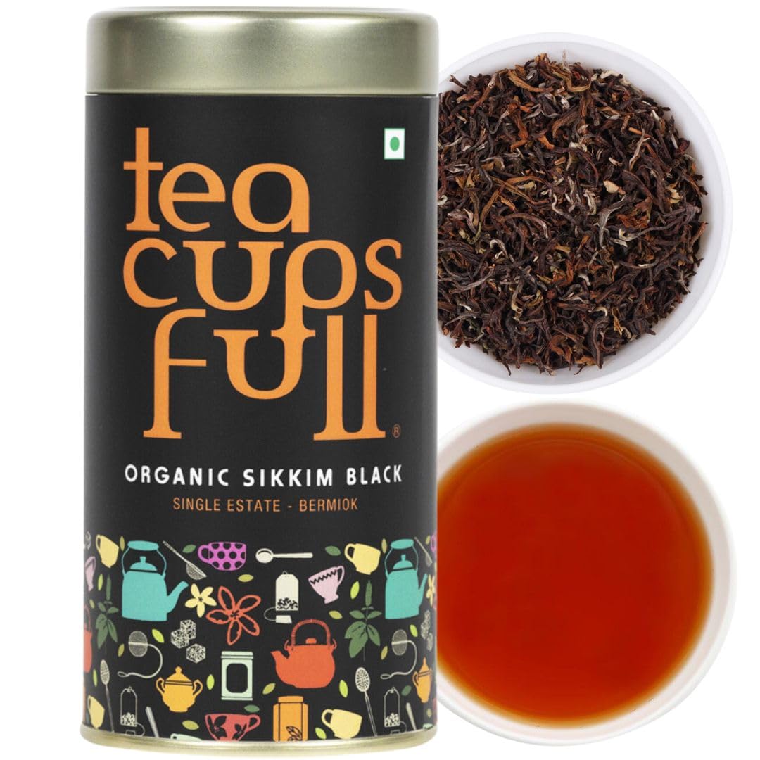 Teacupsfull Organic Sikkim Black Orthodox Tea, Bermiok Tea Estate ...