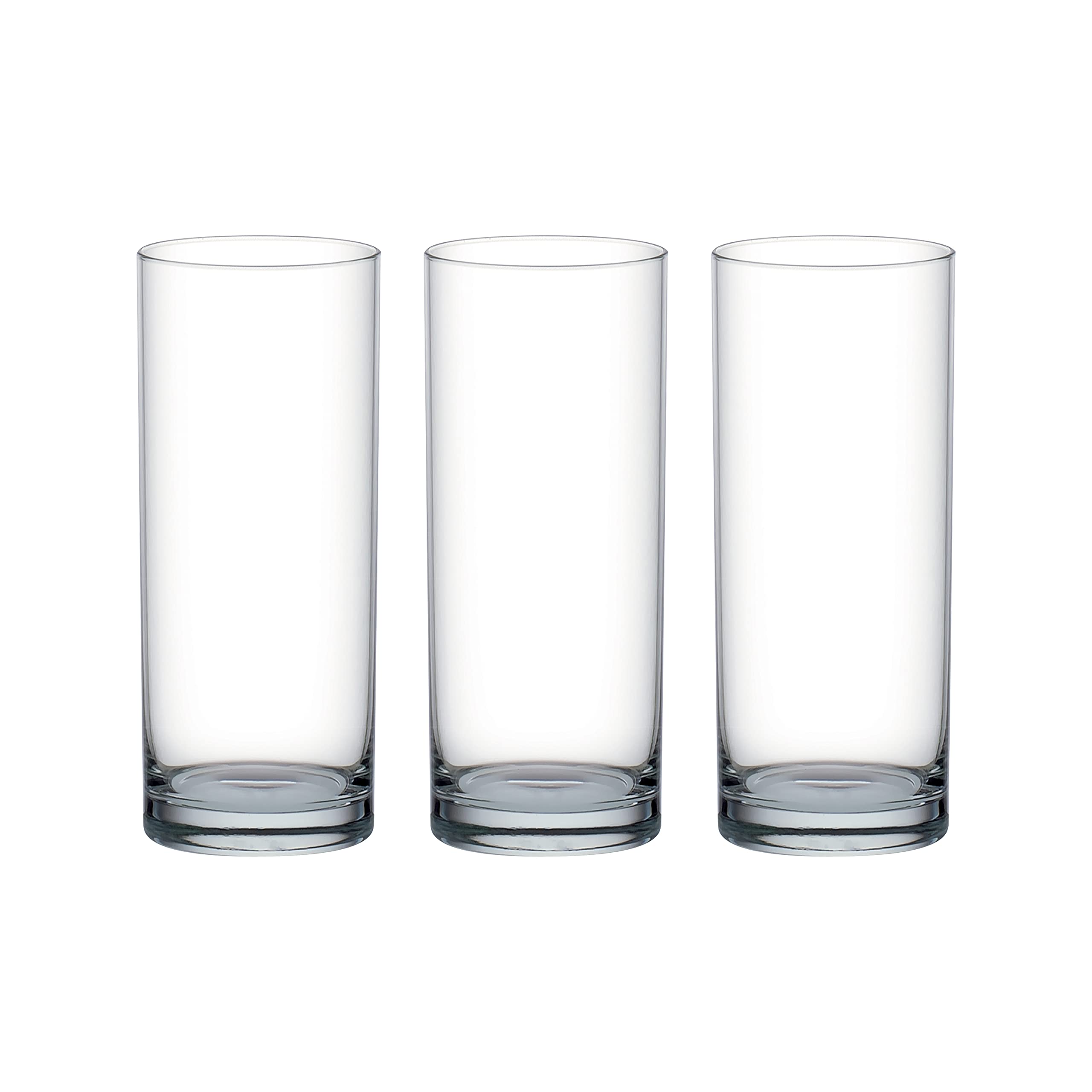 Ocean Fin Line Hi Ball Glass, 355 Ml, Set of 3, B0121303, Highball ...