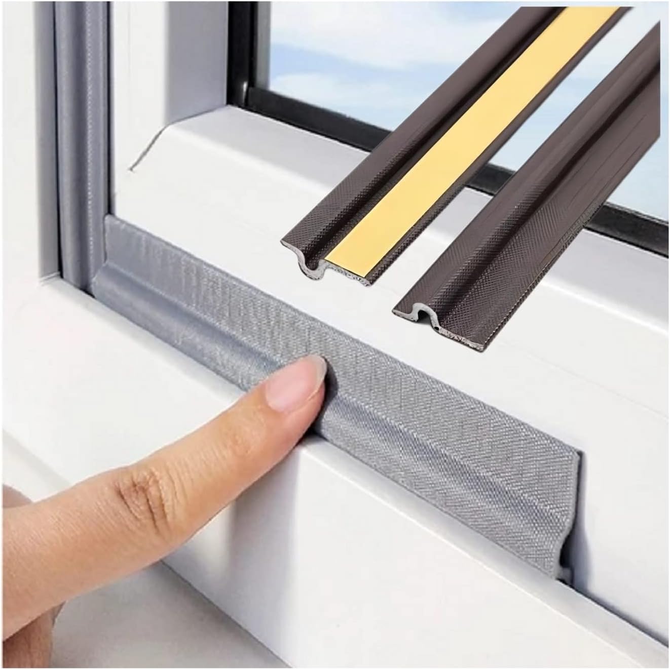 80IN Self Adhesive Window Gap Sealing Strip, Windproof Soundproof ...