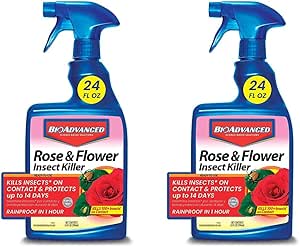 Amazon.com: BioAdvanced Rose and Flower Insect Killer, Ready-to-Use, 24 ...