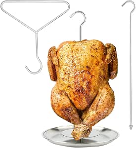 Amazon.com : DOLAMOTY Stainless Steel Turkey Fryer Rack Kit for ...