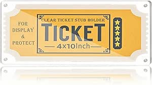 Amazon.com - 4x10 Inch Magnetic Corner Ticket Stub Organizer - Double ...