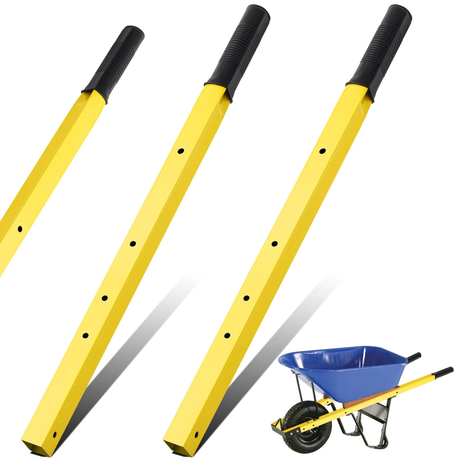 Snapklik.com : Gisafai 1 Pair Wheelbarrow Replacement Handles Kit 60 ...