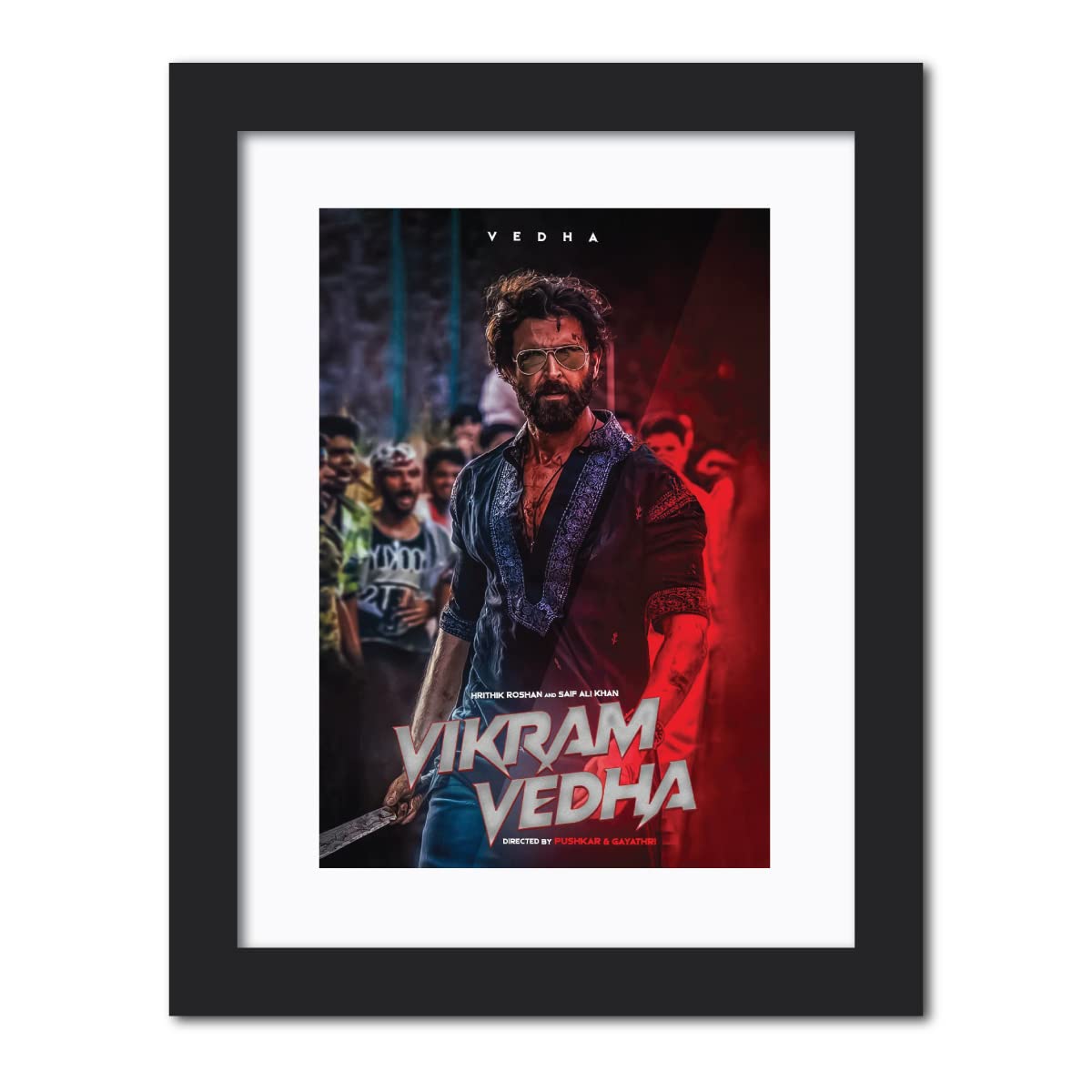 inspire TA The Vikram Vedha Painting By Pushkar Gayatri Bollywood Film ...