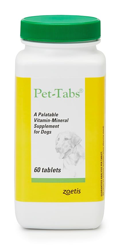 Buy Pet-Tabs Vitamin Mineral Supplement - 60 Tablets Online at Low ...
