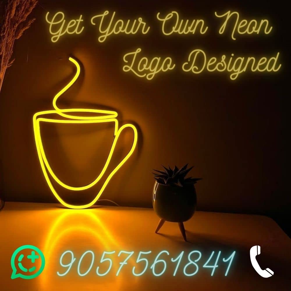 Fab Creations Cafe Neon Sign,Neon Light For Cafe Decoration,Cafe Open ...