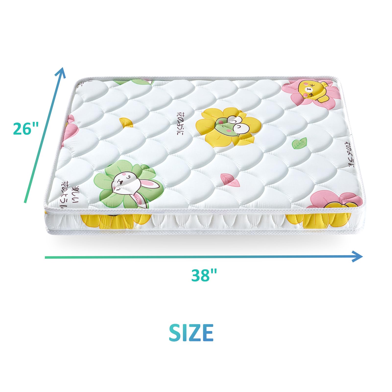 Premium Foam Small Baby Mattress - Knitted Fabric Soft and Comfortable ...