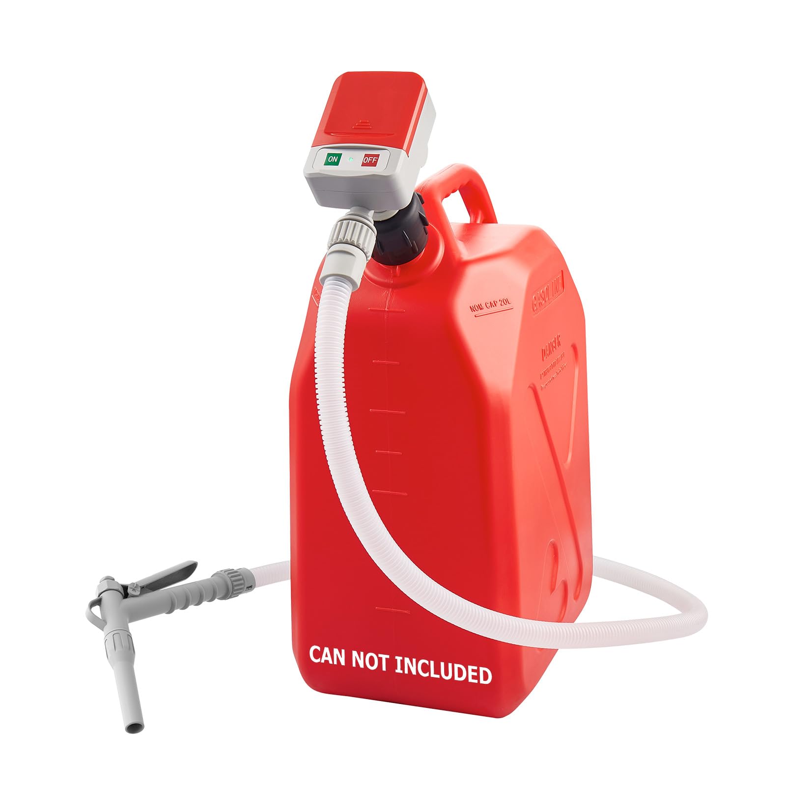 Amazon.com: Fuel Transfer Pump Battery Powered Electric Portable Gas ...