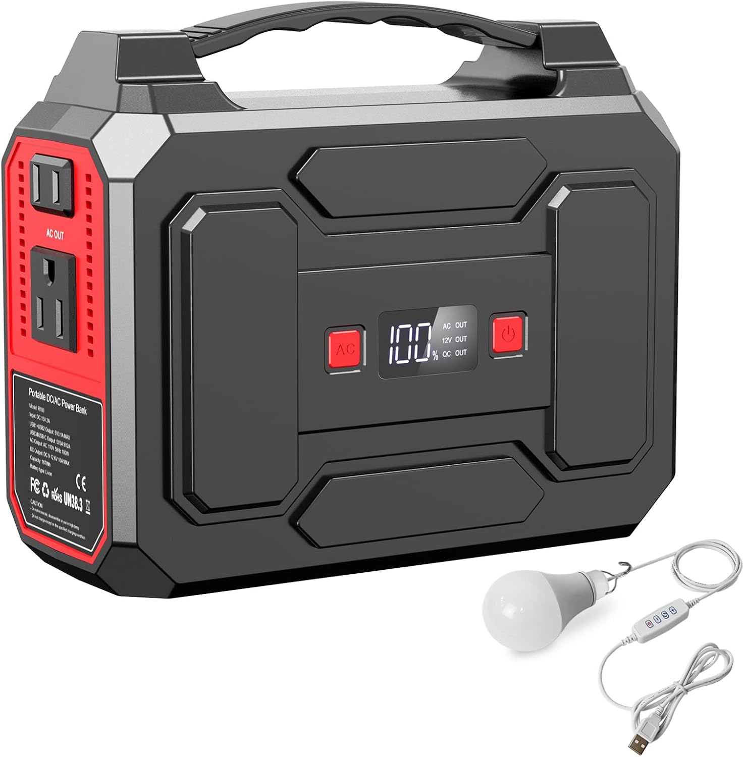 Amazon.com: Portable Power Bank with AC Outlet, 146Wh/39600mAh 110V ...