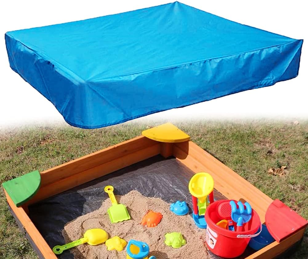 Amazon.com: COOSOO Sandbox Cover Waterproof with Drawstring Sandbox ...