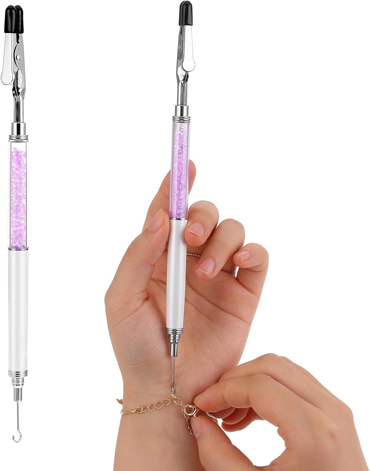 Amazon.com: Upgraded 2 in 1 Bracelet Helper Tool with Clip and Hook ...