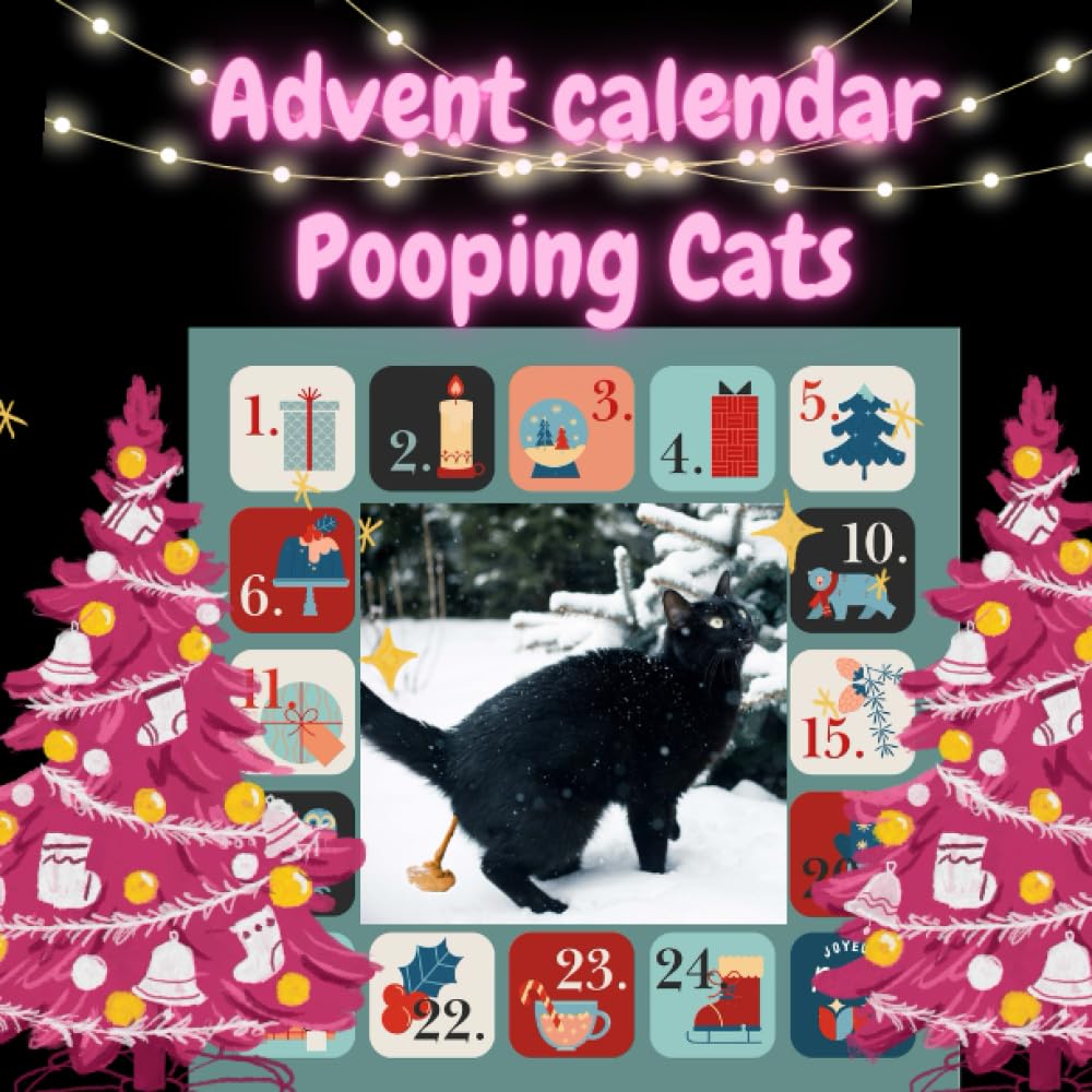 Advent Calendar Pooping Cats: Funny Gift Idea for Colleagues and ...