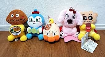 Amazon.co.jp: Anpanman Stuffed Toy Selling Curry Panman Kokin-chan ...