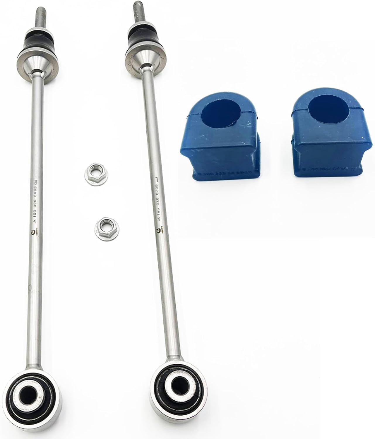 Amazon.com: 1663200789 1663200889 前穩定桿連接+襯套套件 前擺動桿鏈接 相容於 Mercedes-Benz ...