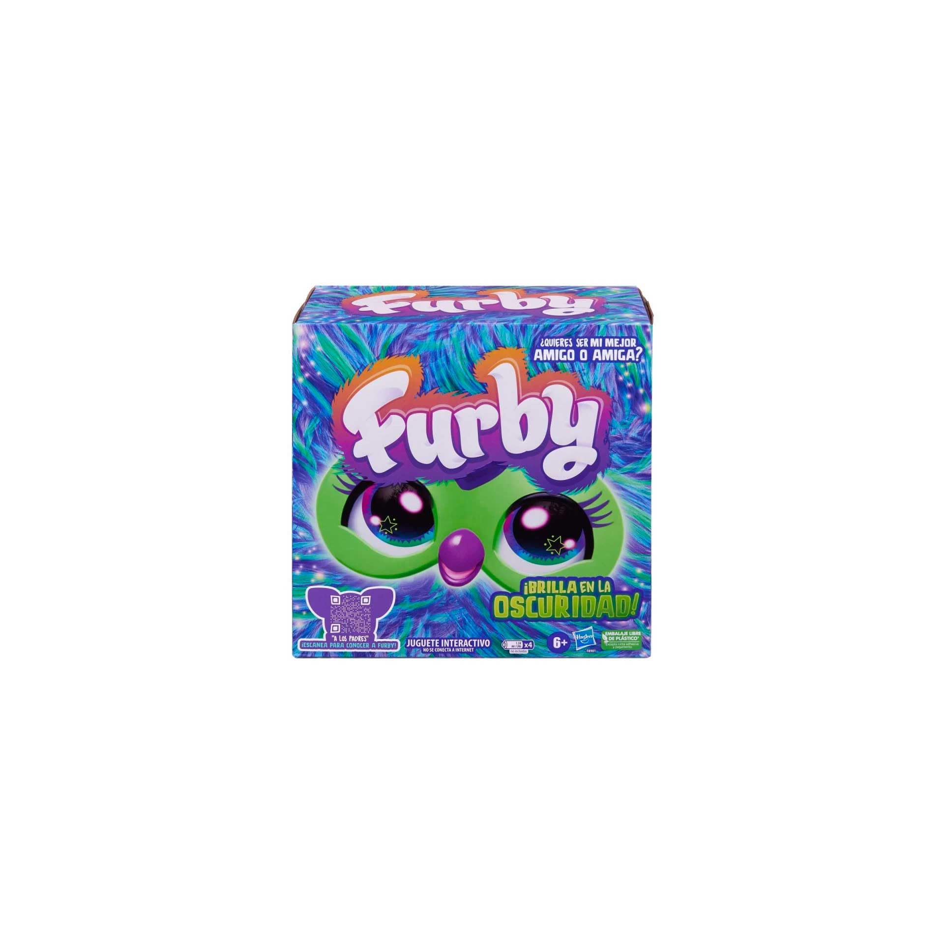 Furby Galaxy Glow in the Dark Interactive Plush Toy Spanish Version ...