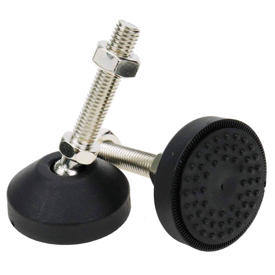 Snapklik.com : 4Pcs M10x50 Thread Furniture Glide Swivel Leveling Mount ...