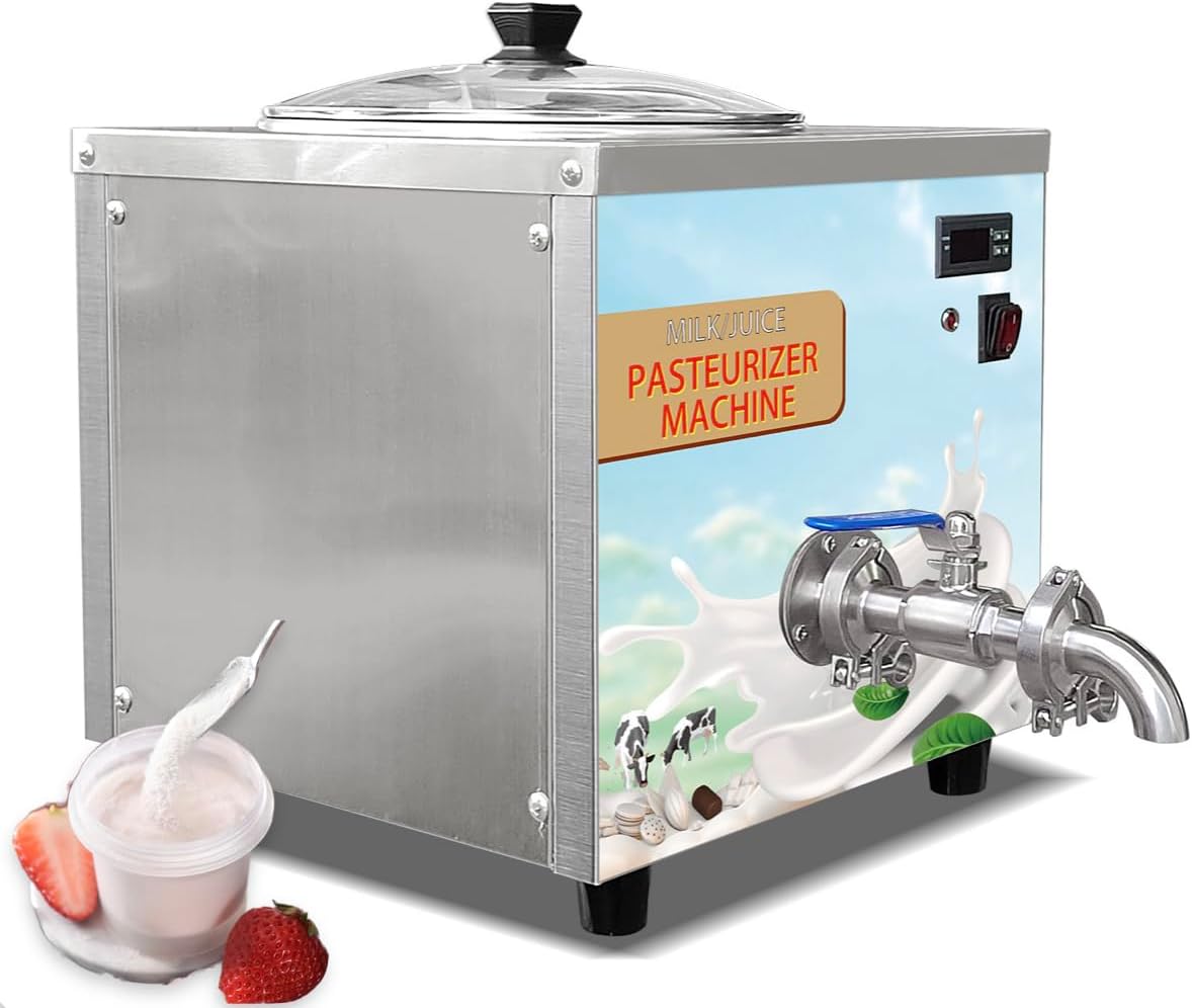 Amazon.com: 14L Gelato Ice Cream Mix Pasteurizer, Commercial 30Min ...