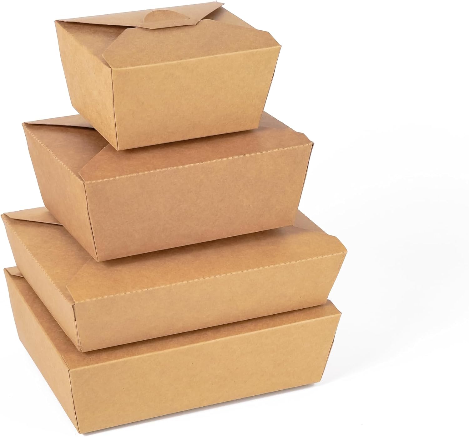 Amazon.com: Kitchsy Kraft Take Out Boxes - 50 Pack - (26oz, 45oz, 49oz ...