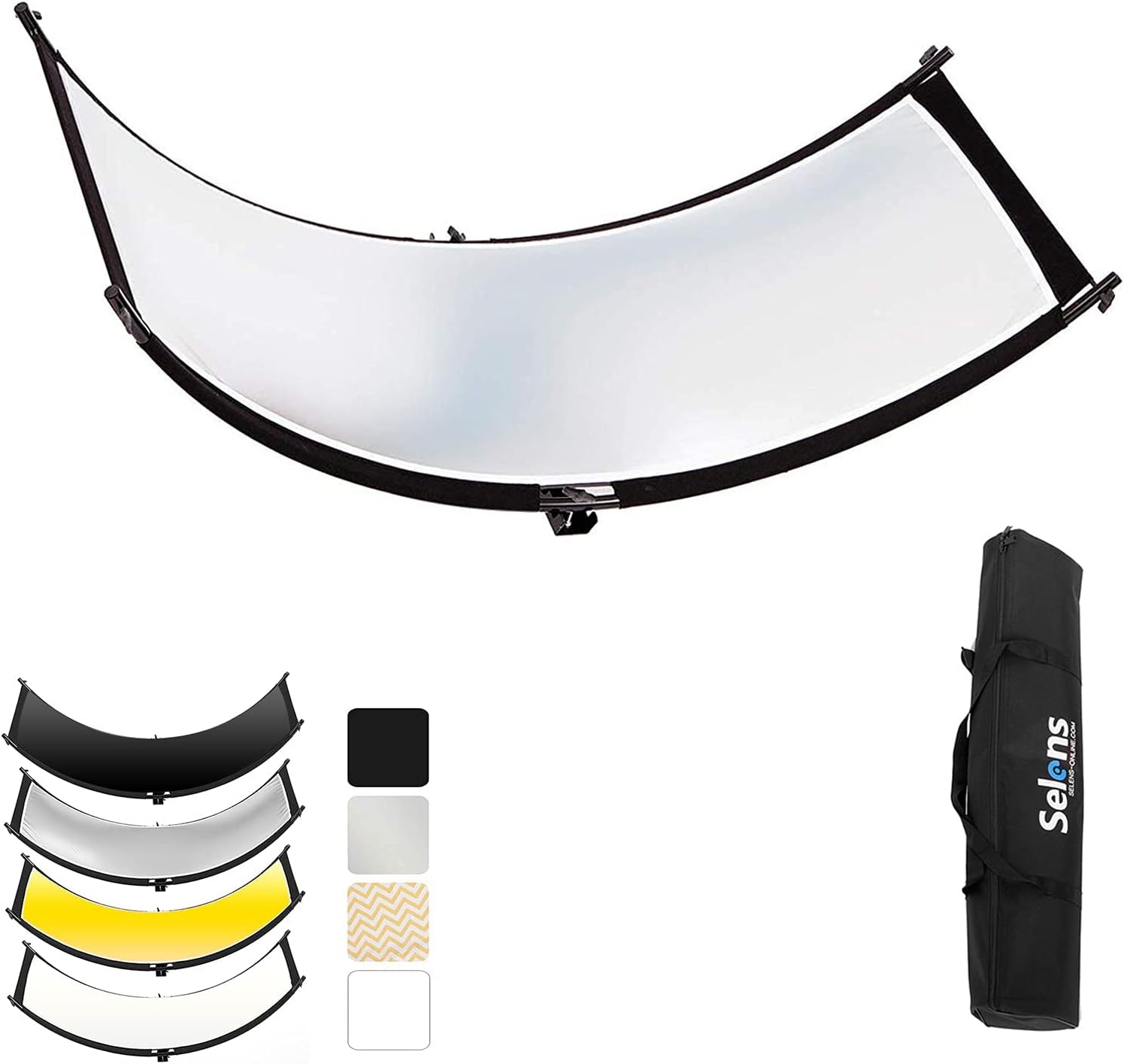 Amazon.com : Selens Curved Reflector Clamshell Light Reflector/Diffuser ...
