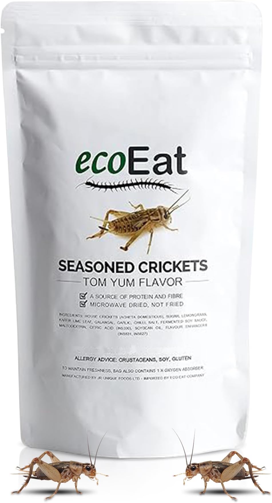 Amazon.com: ecoEat Edible Insects Seasoned Crickets Edible Bugs Edible ...