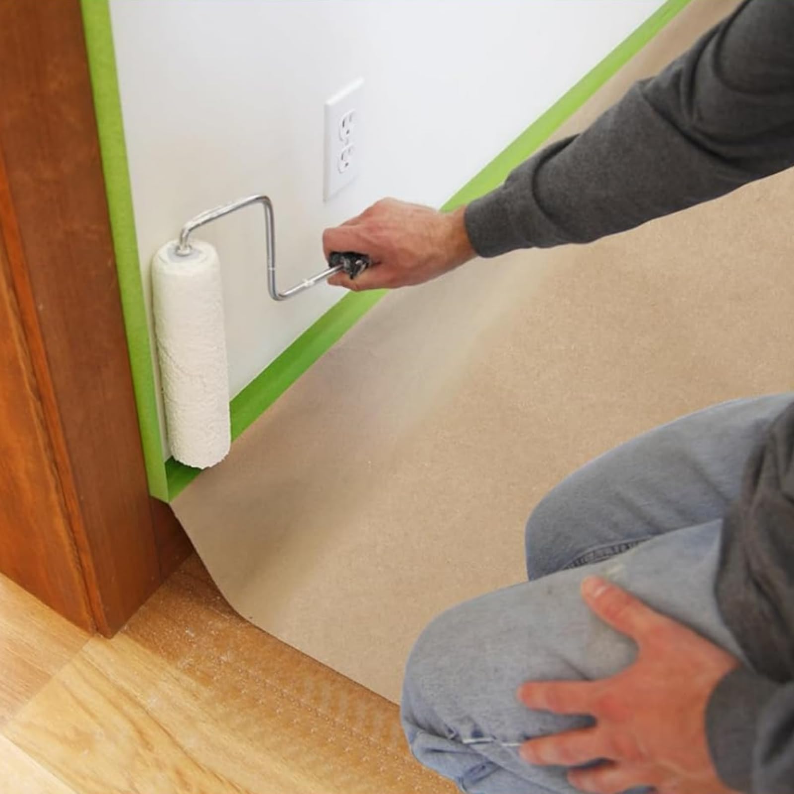 Snapklik.com : KUANVE Pre-Taped Painting Masking Paper: 8 Rolls 6 Inch ...