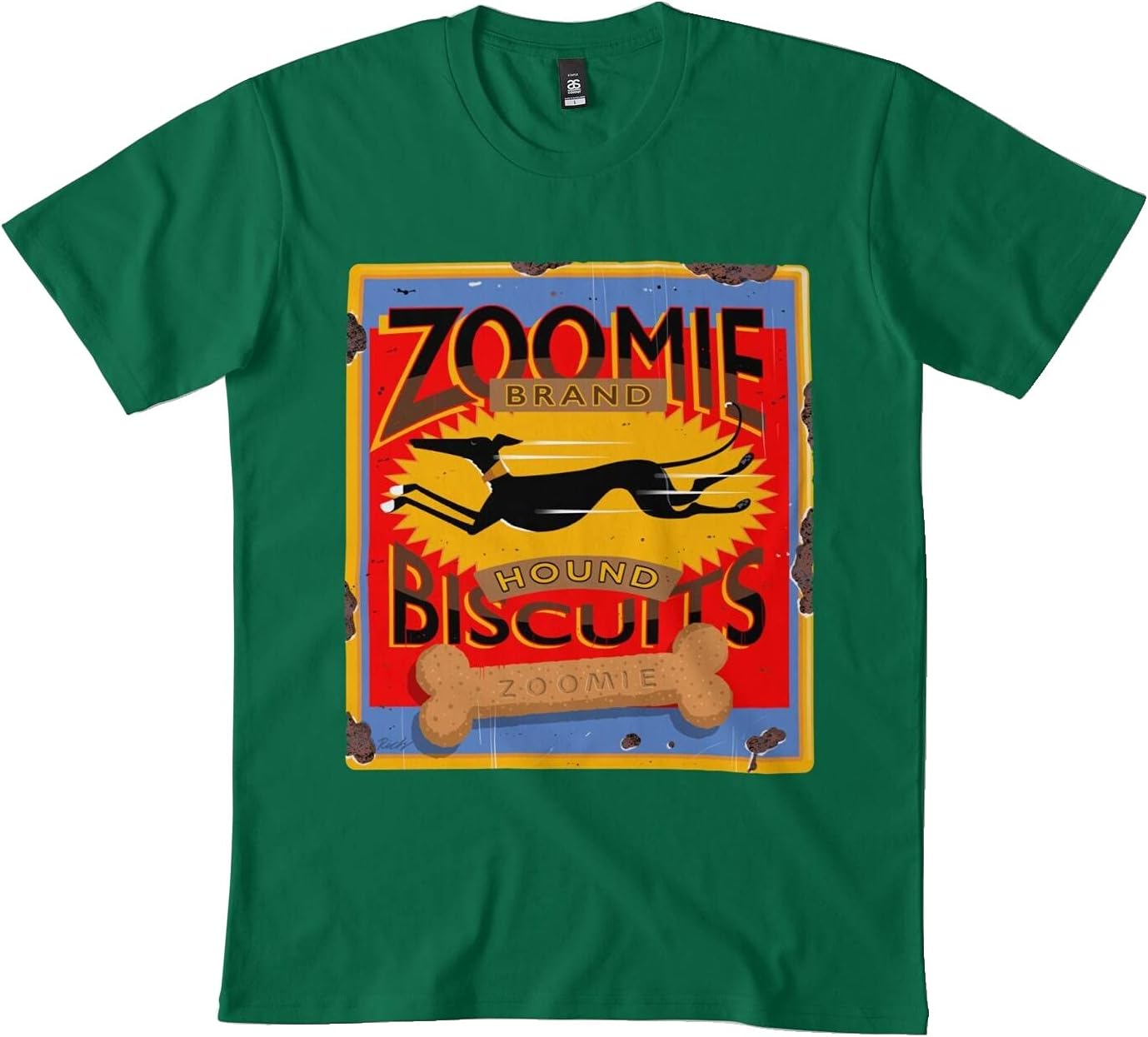 Amazon.com: Zoomie Biscuits Classic Tshirt Black : Clothing, Shoes ...