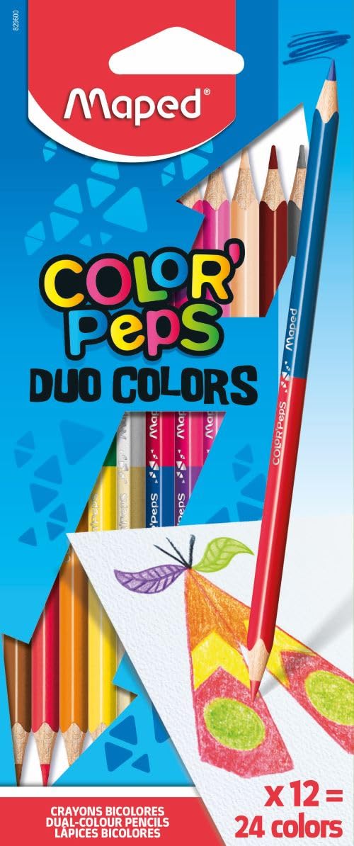 Maped Color'Peps Color Pencil Set-Pack Of 24|Multicolor : Amazon.in ...