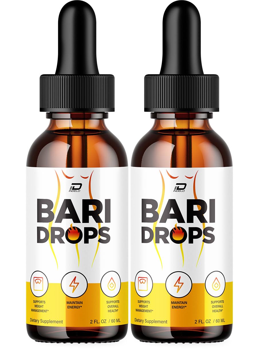 Amazon.com: Indelo Bari Drops Liquid Supplement - Natural Formula for Fitness Goals and Active ...