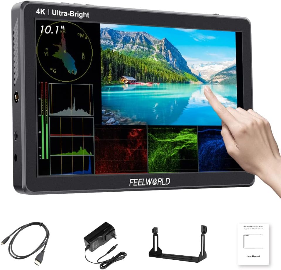 FEELWORLD LUT11S 10.1 Zoll Kamera Feld Monitor Touchscreen 3D LUT 2000nit Ultra Hell 1920X1200 ...
