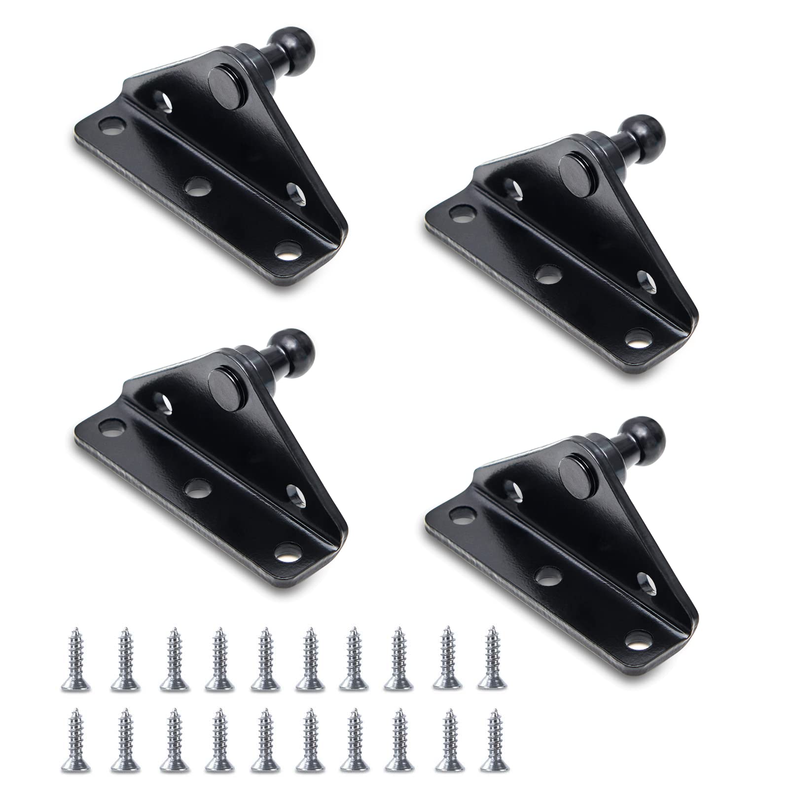 Snapklik.com : 10MM Ball Stud Mounting Brackets, 4 Angled L-Type Mounts