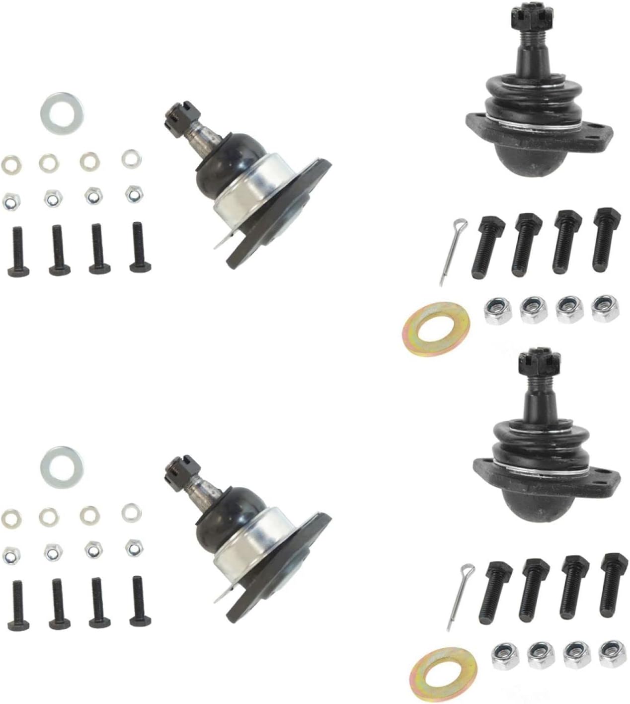 Amazon.com: Detroit Axle - 4pc Front Ball Joints for Chevy Blazer S10 GMC Sonoma Jimmy Isuzu ...