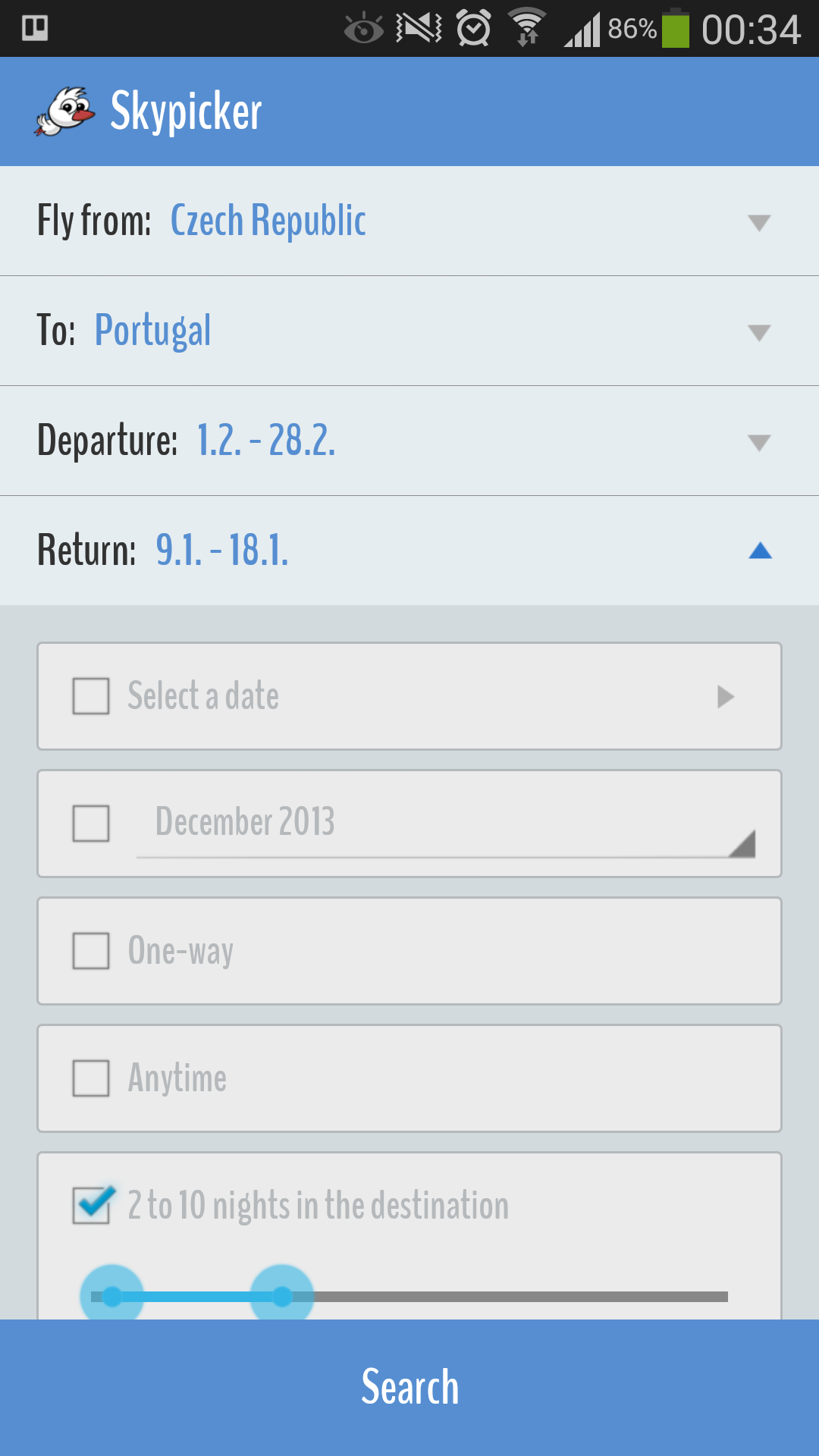 Skypicker Low Cost Flights - App on the Amazon Appstore
