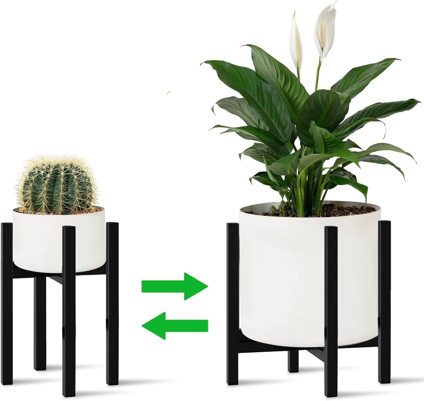 Amazon.com : JUSTHERE Adjustable Plant Stand Indoor for 10"-16" Plant ...