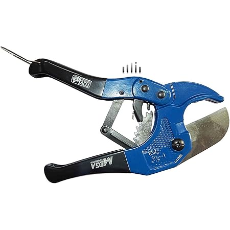 TOOLS AND HARDWARE MEGA Professional Ratcheting PVC Pipe Cutter ...