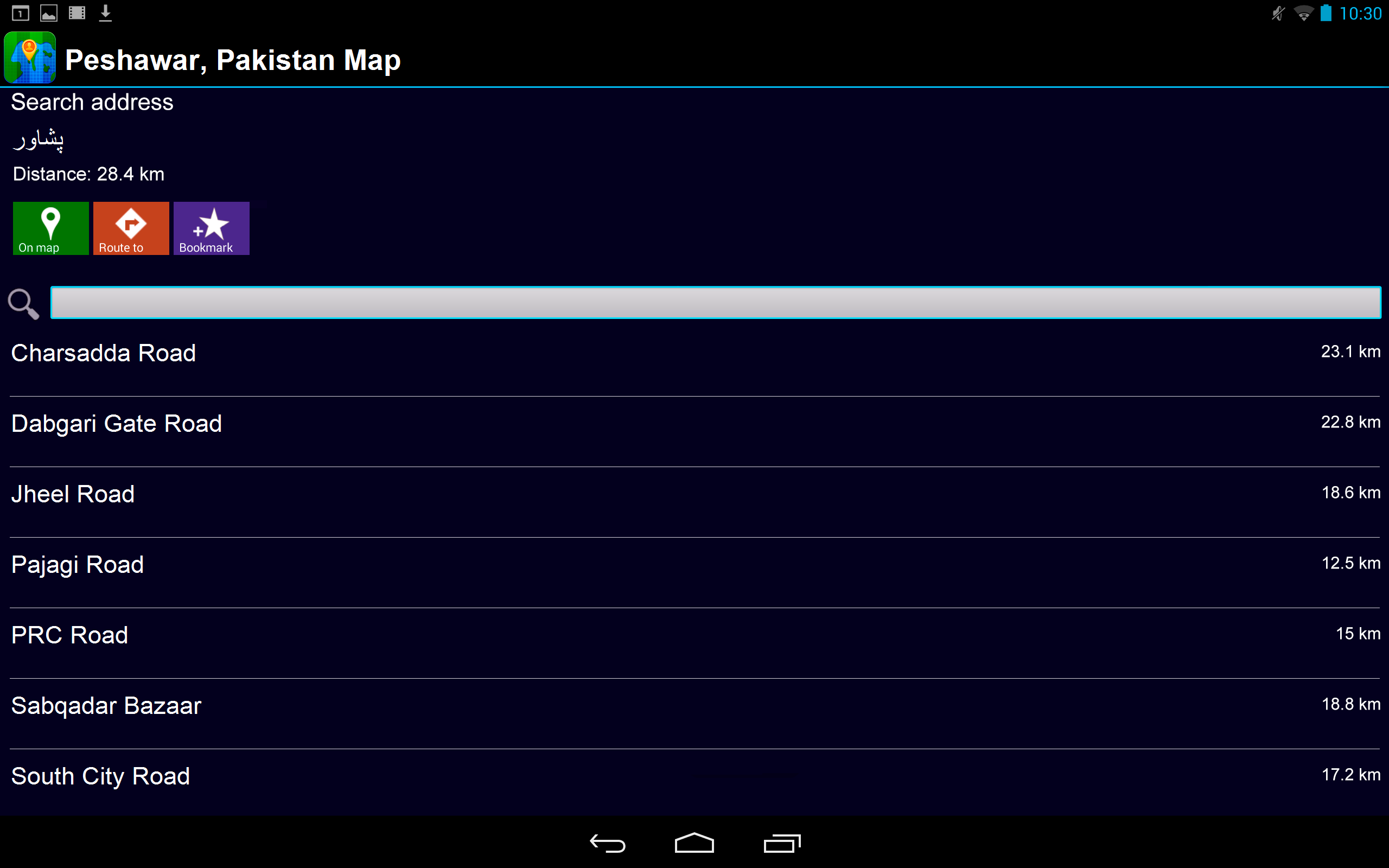 Peshawar, Pakistan - Offline Map:Amazon.com:Appstore for Android