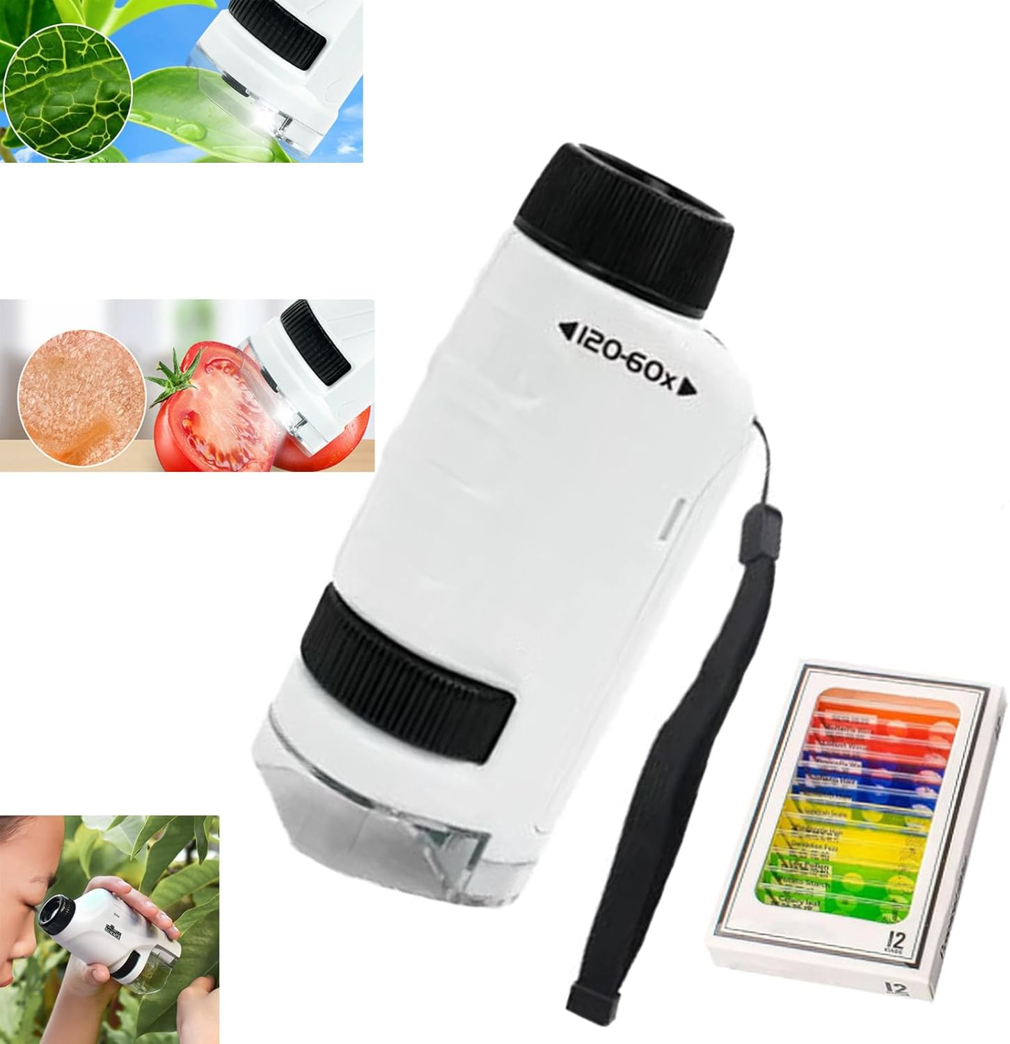 Amazon.com : Miniscope Kids, Pocket Microscope for Kids, Handheld ...