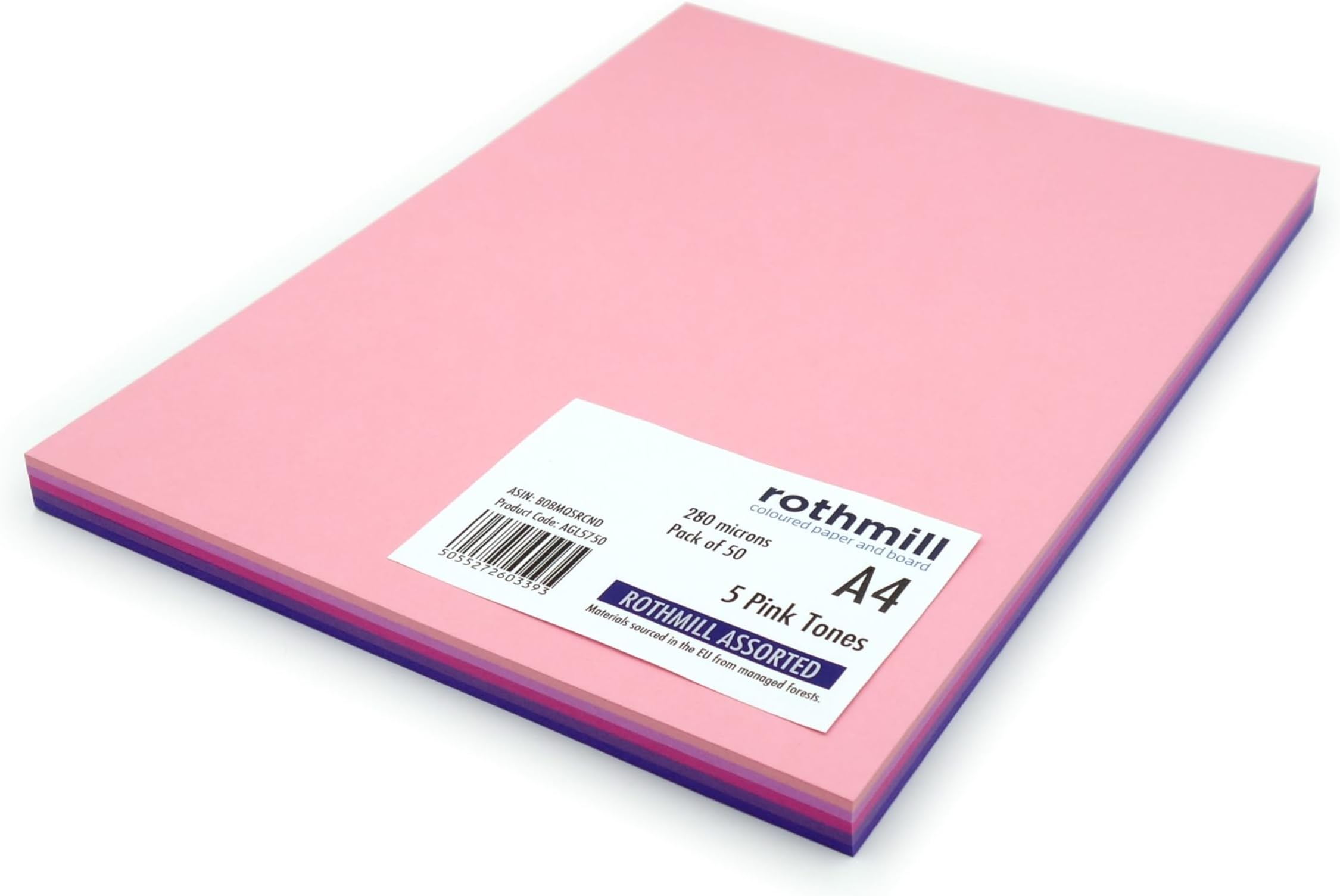 Q-Connect Pink A4 Copier Paper 80gsm Ream (Pack of 500) KF01095 ...