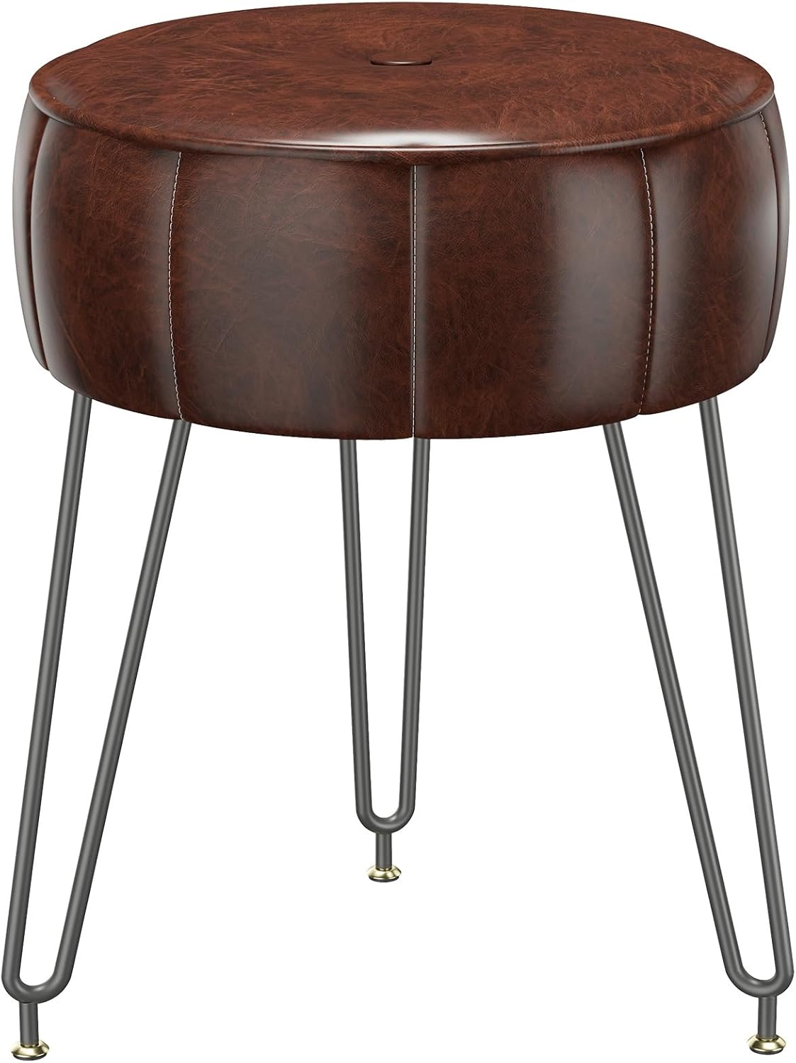 YMYNY Vanity Stool Chair, Dressing Table Stool, Faux Leather Stool ...