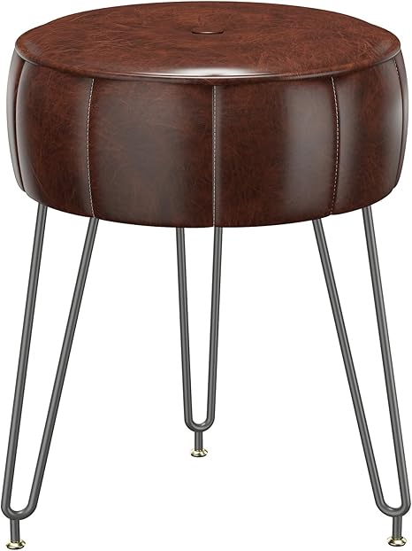 YMYNY Vanity Stool Chair, Dressing Table Stool, Faux Leather Stool ...