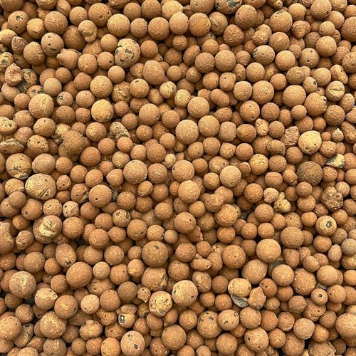 Okllen 6.5 LBS Organic Expanded Clay Pebbles, 11-14mm Hydroponic ...