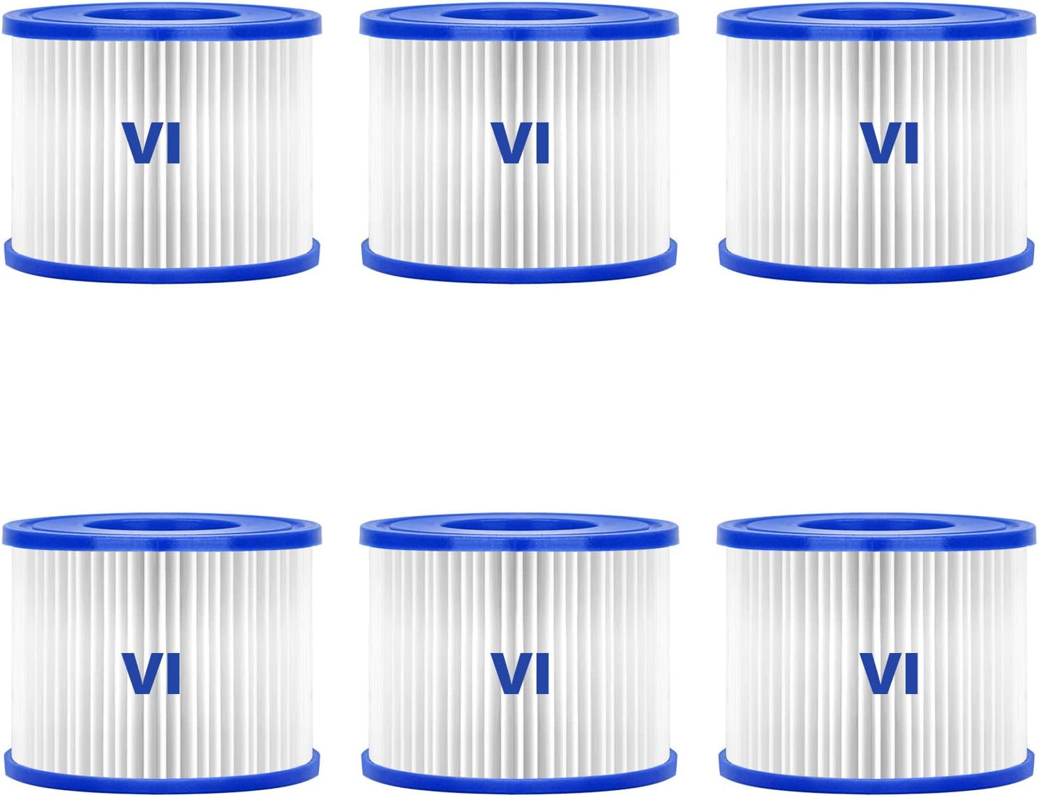 Sosayet Filter VI for Pool, Pack of 6 Filter Cartridges VI for Bestway ...