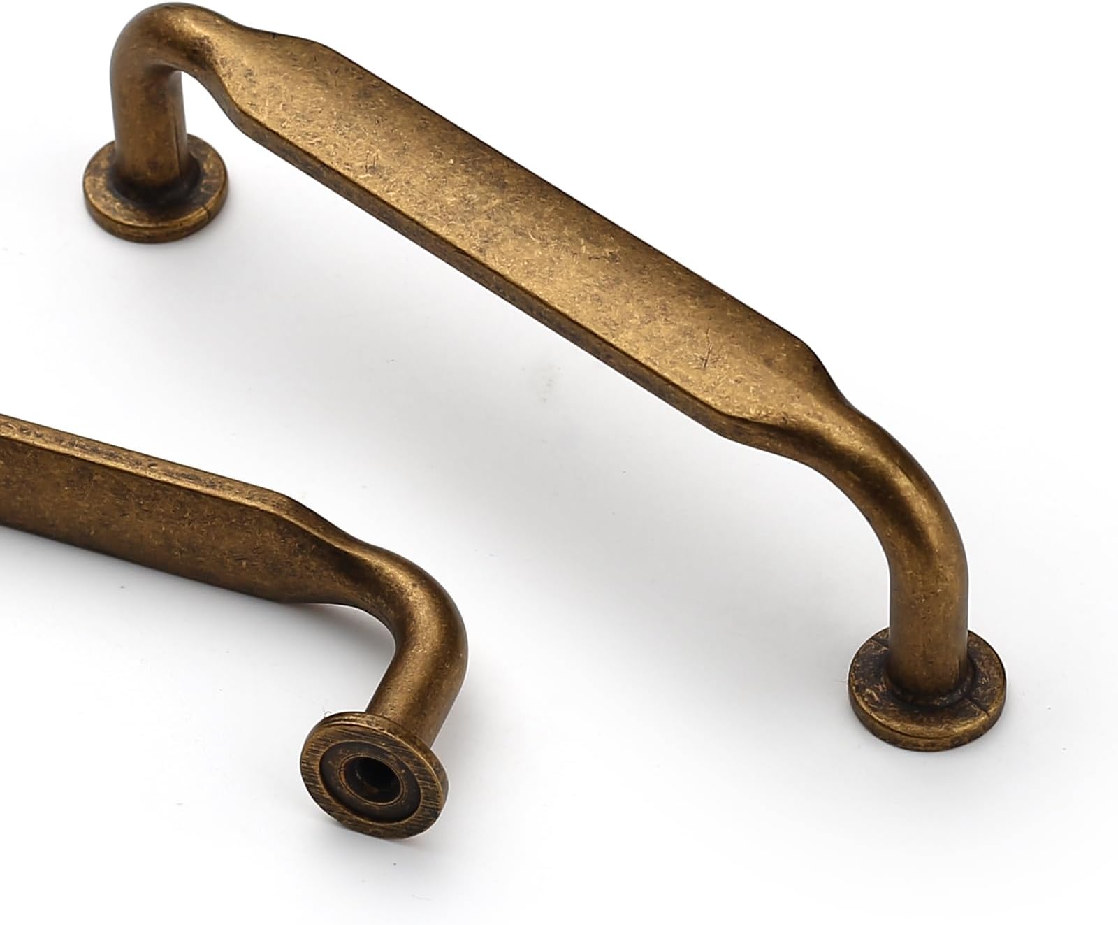 Asidrama 10 Pack 3.75 Inch(96mm) Antique Brass Kitchen Cabinet Handles ...