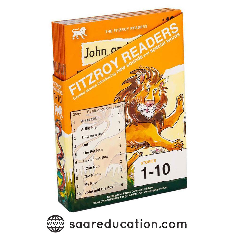 Buy Fitzroy Readers 1 to 10, Set of 10 Decodable Phonics Readers for ...